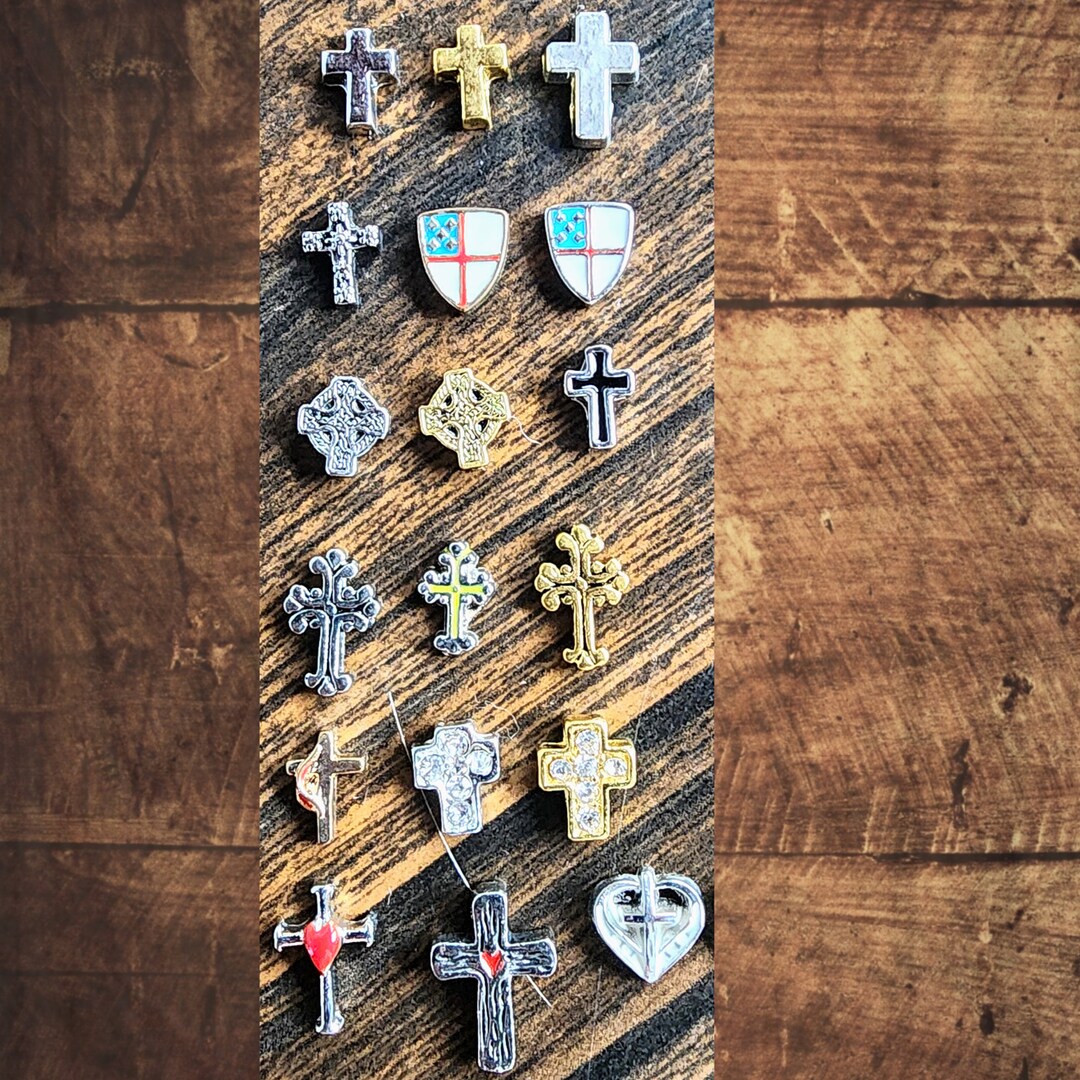 Religious Cross Crosses Floating Locket Charms for Living Memory ...