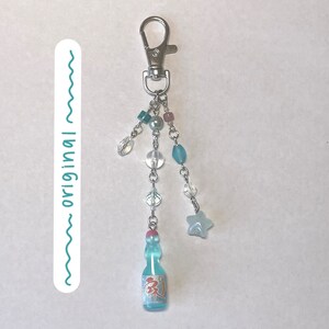 Ramune Keychains ~ Cute Beaded Handmade Keychains With Japanese Soda ...