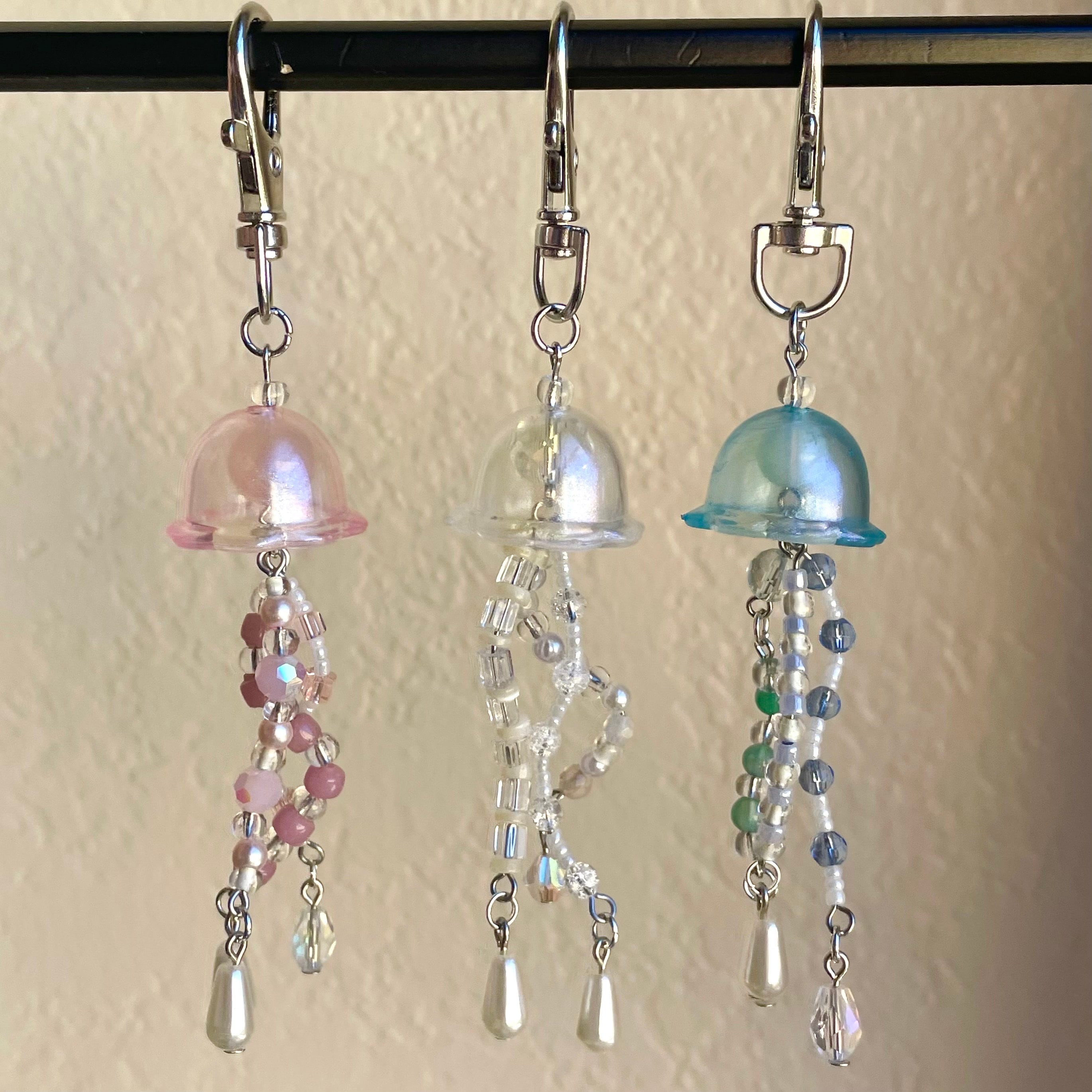 Jellyfish Keychains ଳ - Etsy