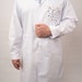 Chemistry Science Lab Coat - Designer White Doctors Coat, Patterned ...