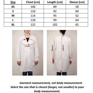 Chemistry Science Lab Coat - Designer White Doctors Coat, Patterned ...