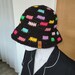 OC Multi-coloured Bucket Hat - Etsy