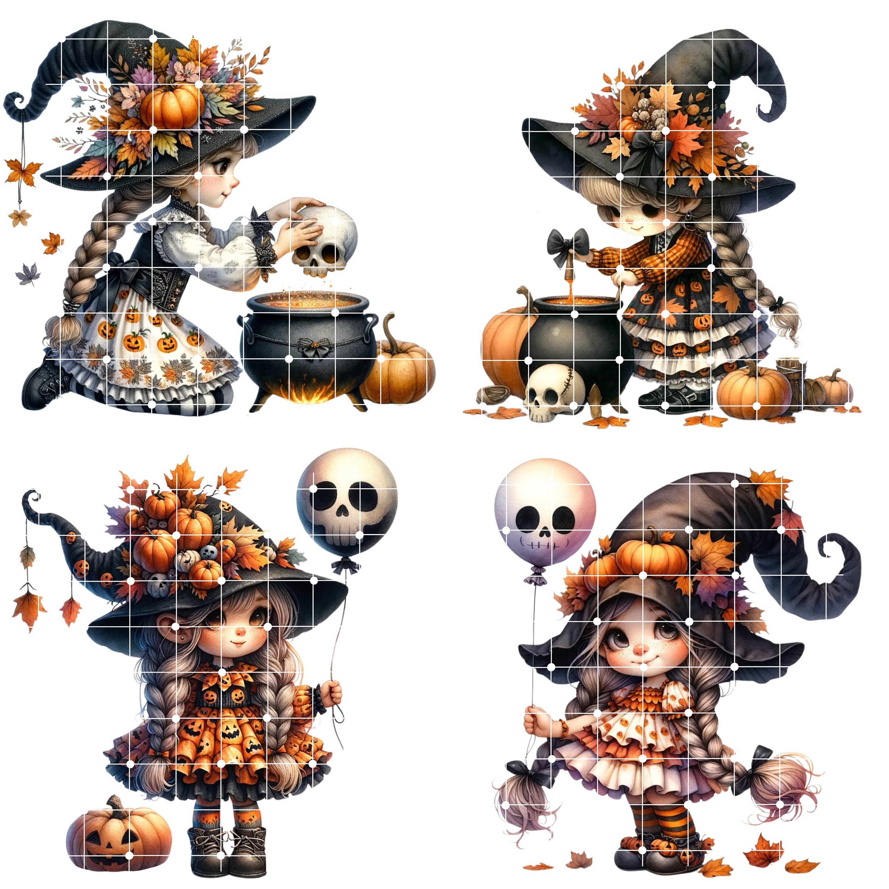 Halloween Clipart 18 PNG File Digital Download Fantasy Gnome Clipart ...