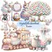 Easter Clipart Set 20 PNG Digital File Download Pastel Color - Etsy