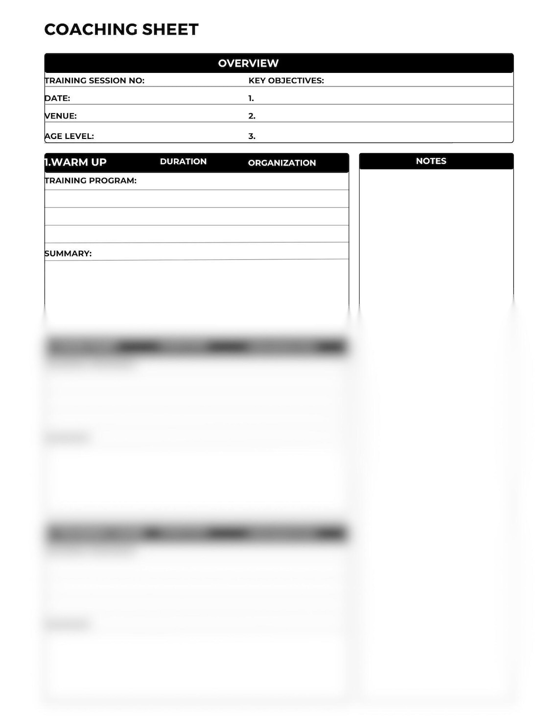 Basketball Coach Practice Template - Coaching Emphasis Practice Plan ...