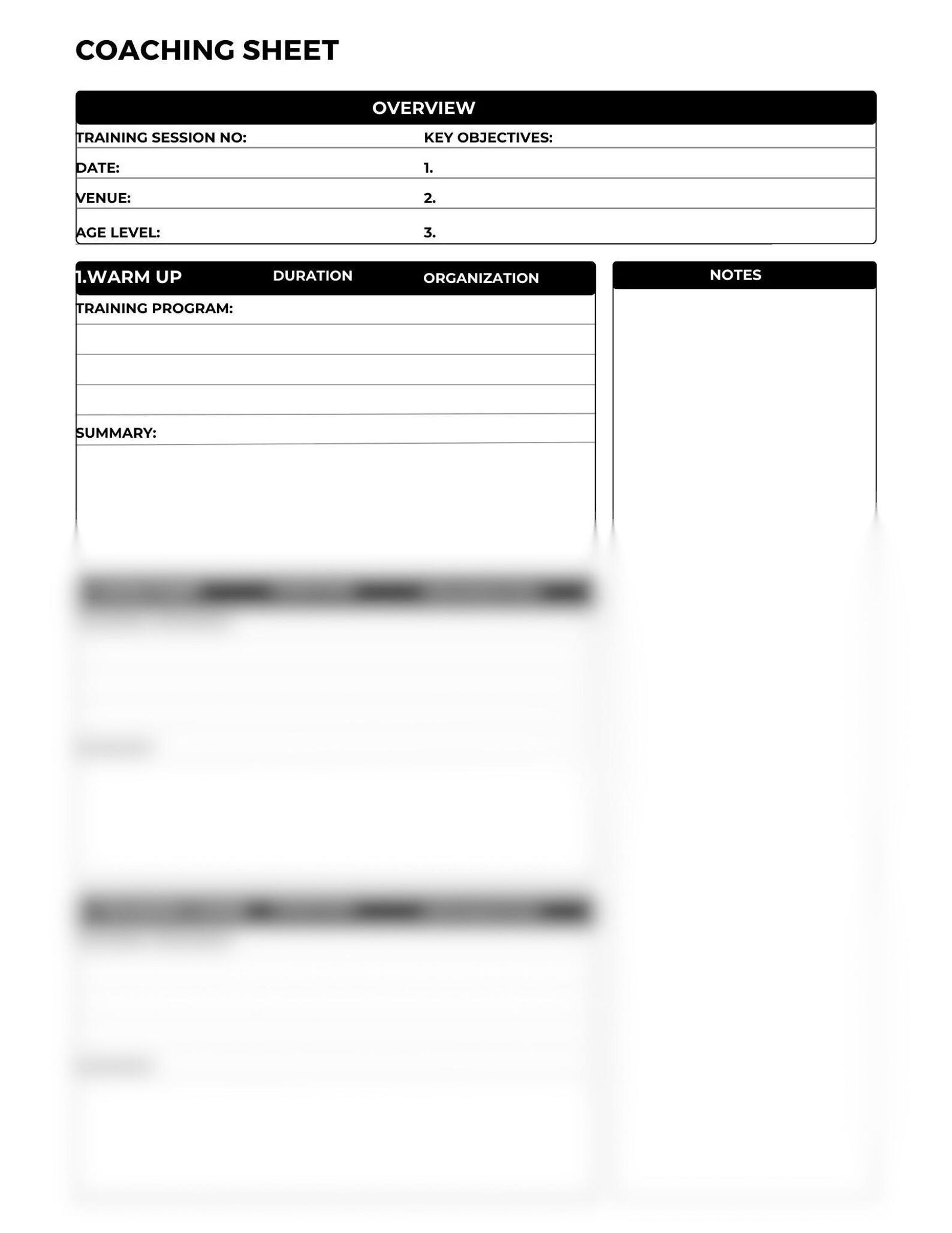 Basketball Coach Practice Template - Coaching Emphasis Practice Plan ...
