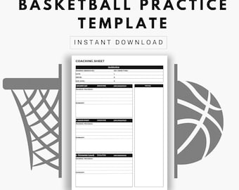 Basketball Coach Practice Template - Coaching Practice Plan ...