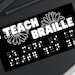 Braille Gift, Braille Teacher Bumper Sticker, Vision Teacher Bumper ...