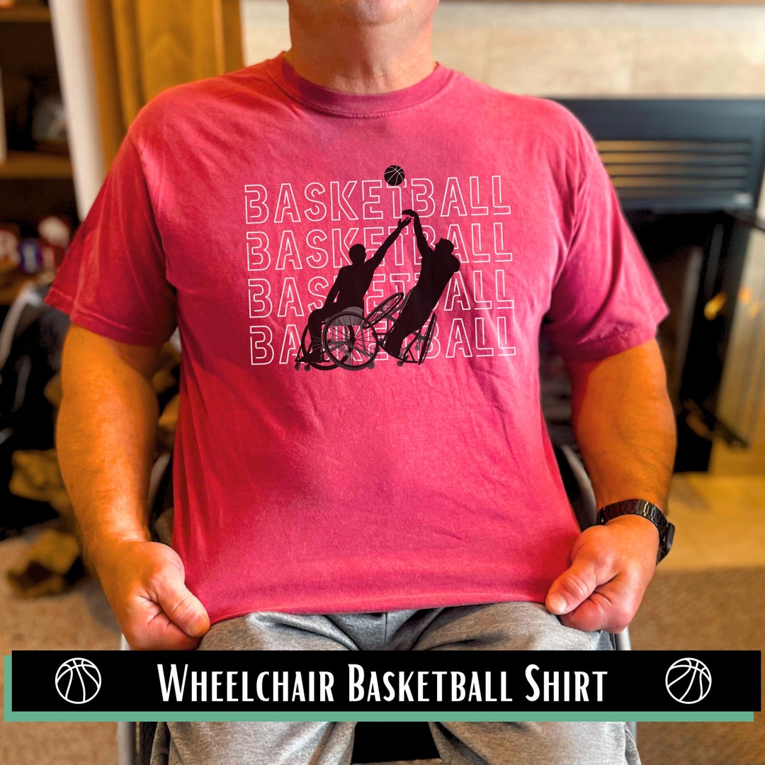 Wheelchair Basketball Player Shirt, Adaptive Sports Tee, Disabled ...