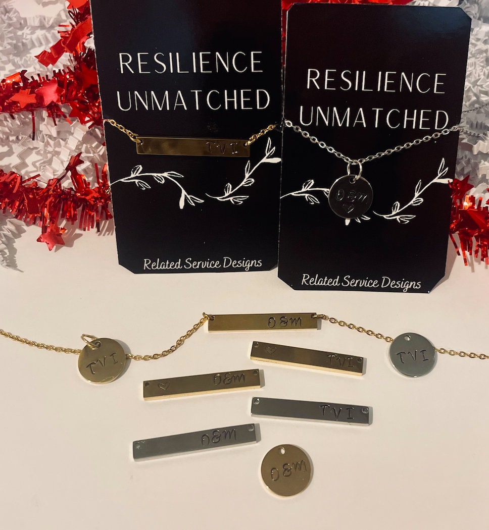 Teacher of Visual Impairments Necklace, TVI Gift, Braille Teacher ...