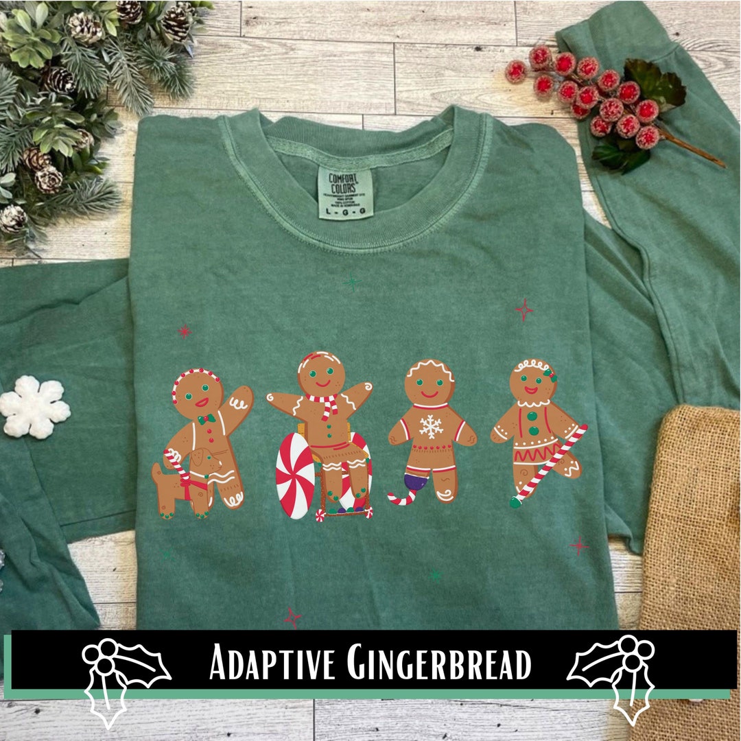 Gingerbread Disability Inclusion Long Sleeve, Winter Special Education ...