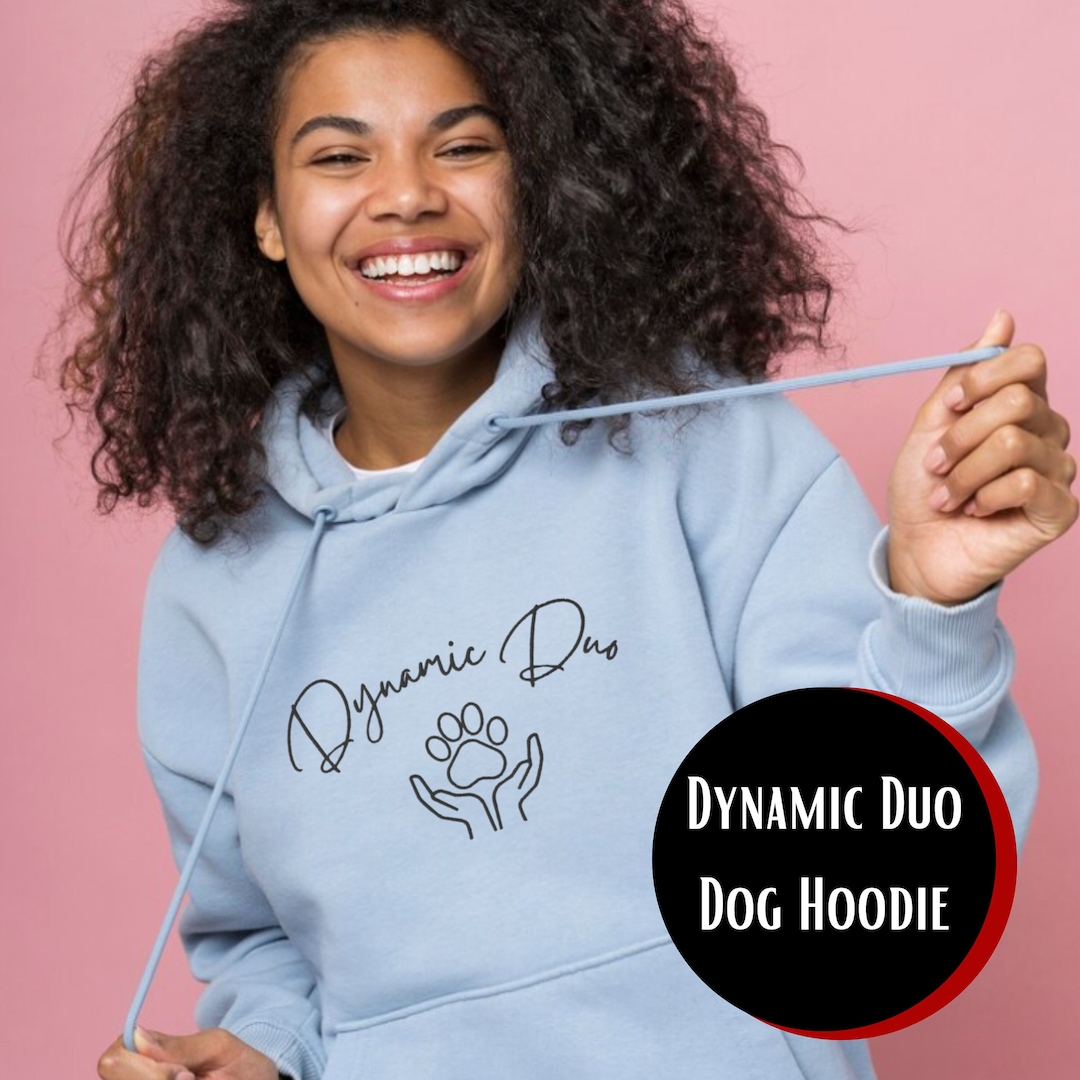Guide Dog Duo Embroidered Hoodie, Guide Dog Pair Hoodie, Gifts for ...