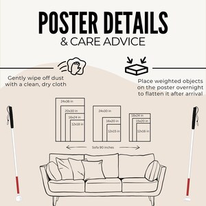 White Cane Day Poster, Orientation and Mobility Poster, O&M Designs ...