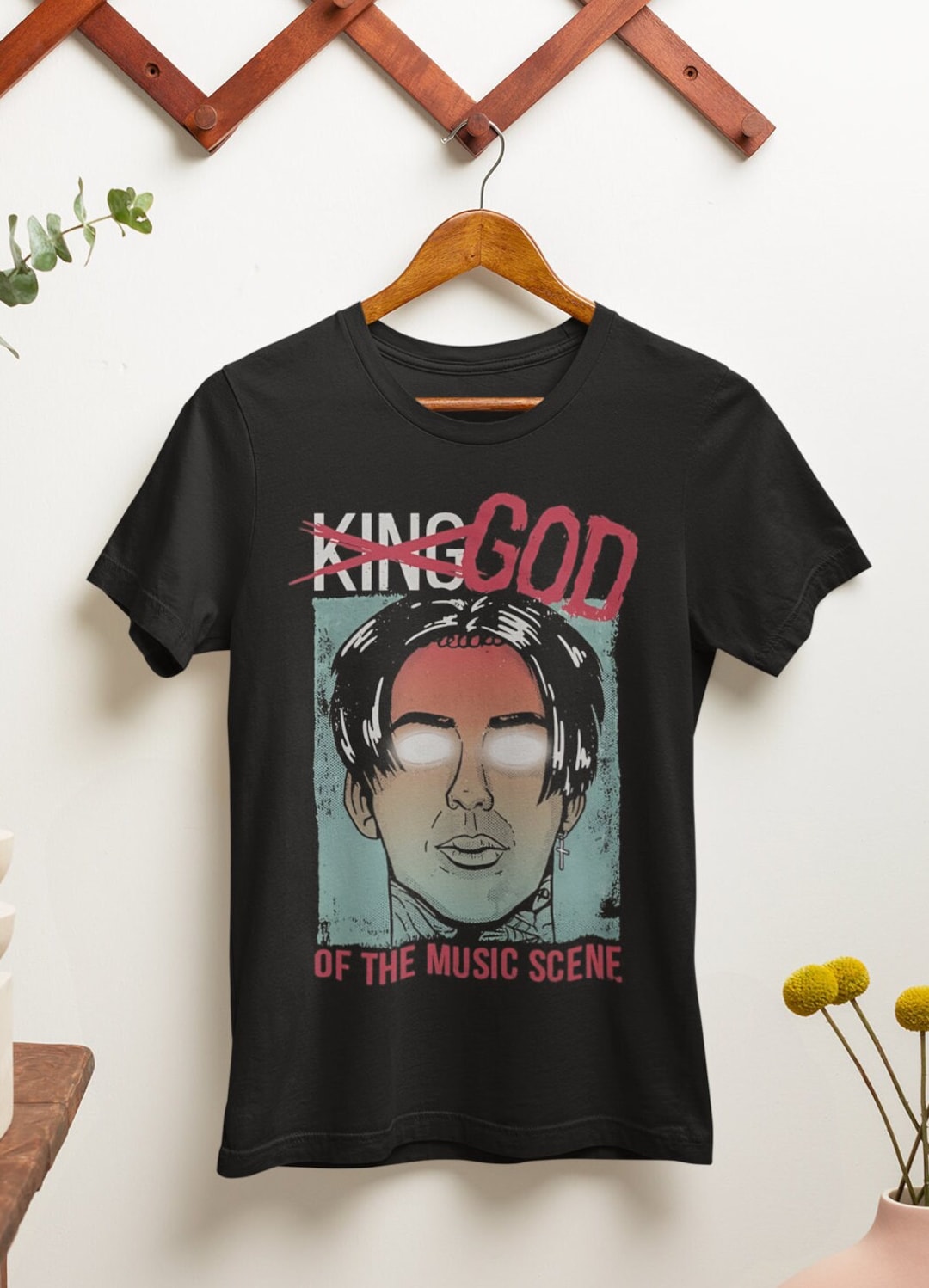 Falling in Reverse T-shirt God of the Music Scene Metal Music Shirt ...