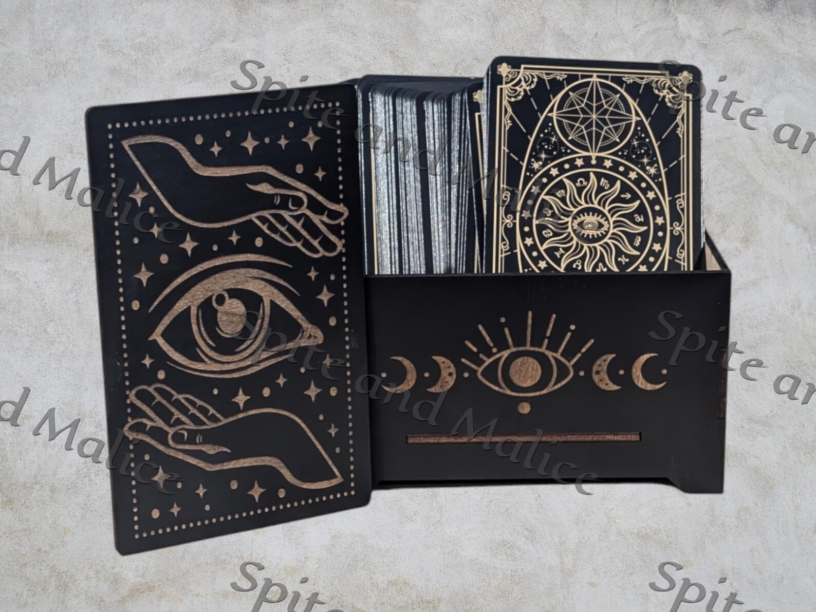 Handmade Wooden Tarot Box; Trinket Box; Altar Box; Crystal Storage Box ...