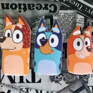 Bluey Layered Finger Puppet Pattern SVG PDF PNG - Etsy Australia