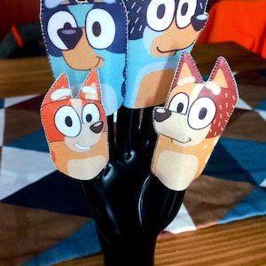 Bluey Layered Finger Puppet Pattern SVG PDF PNG - Etsy Australia
