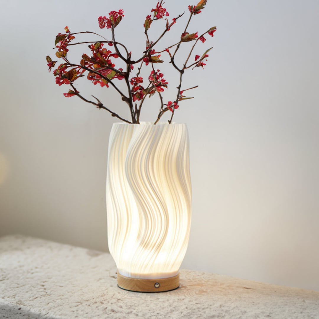 Vase Lamp 3D Printed Table Lamp Art Decoration 3-way - Etsy