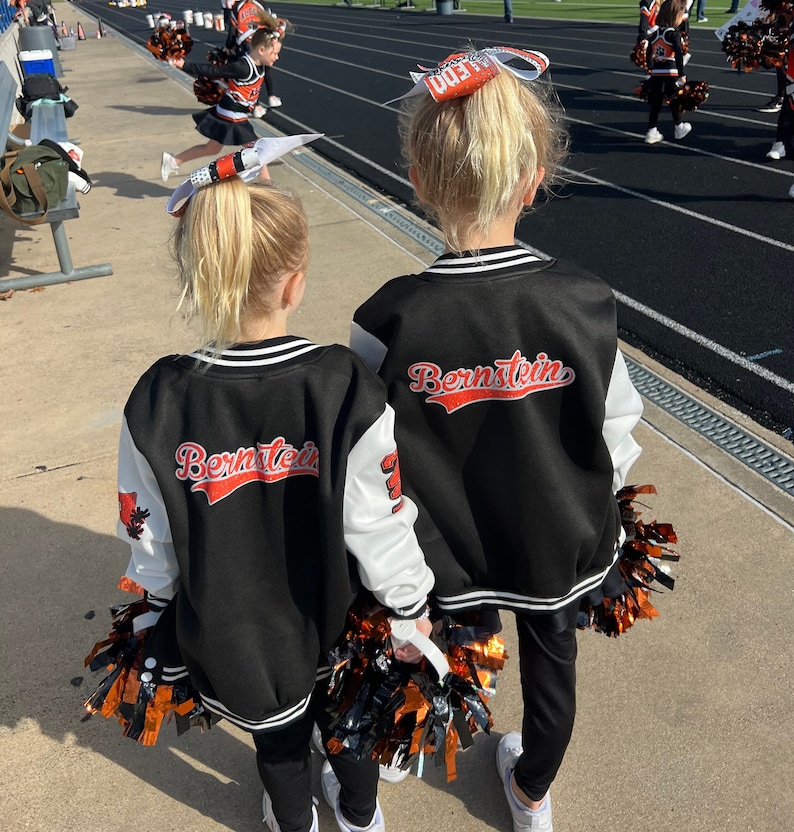 Custom Kids Varsity Jacket, Youth Letterman Jacket, Kid Custom Cheer ...