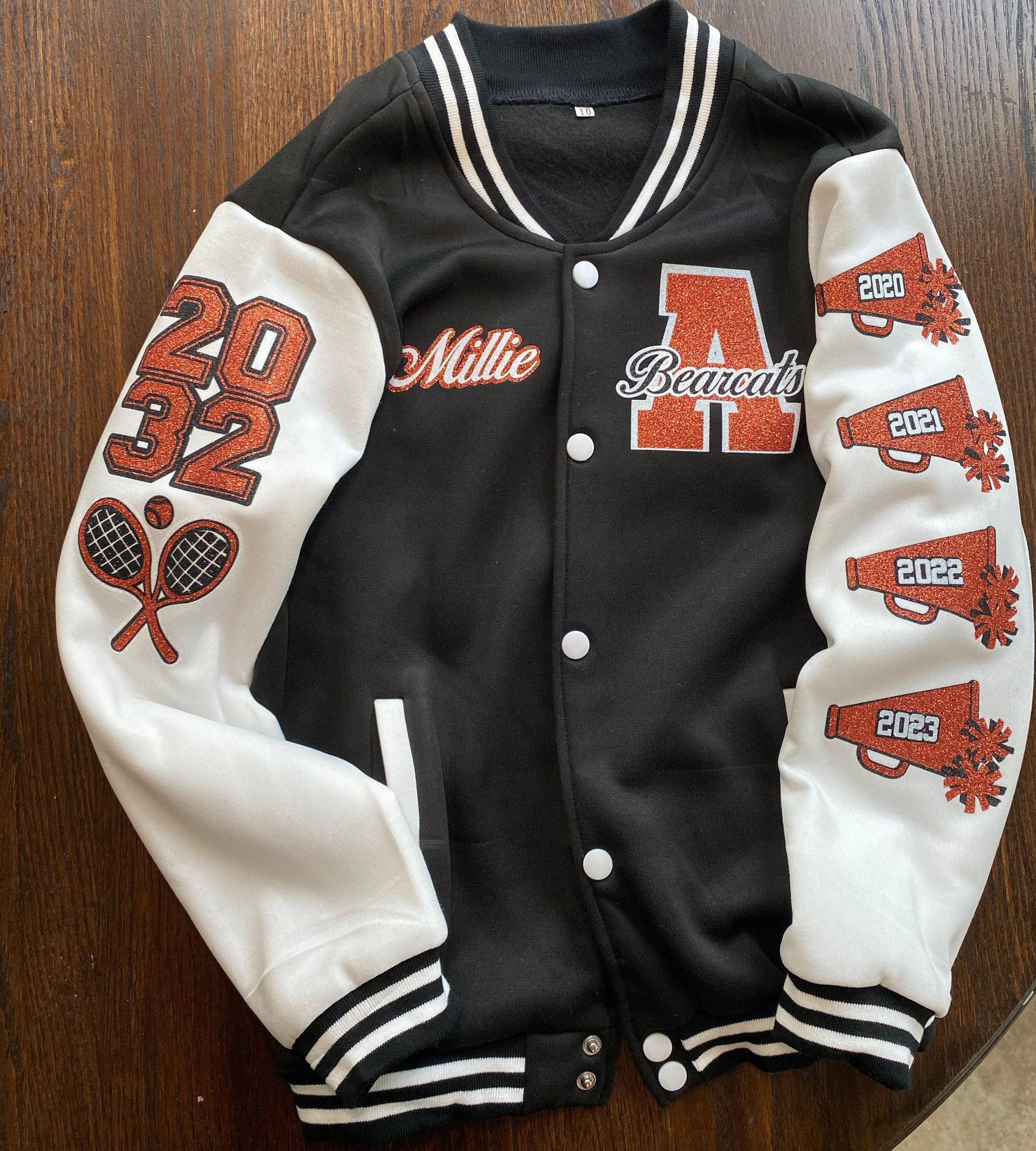Custom Kids Varsity Jacket, Youth Letterman Jacket, Kid Custom Cheer ...