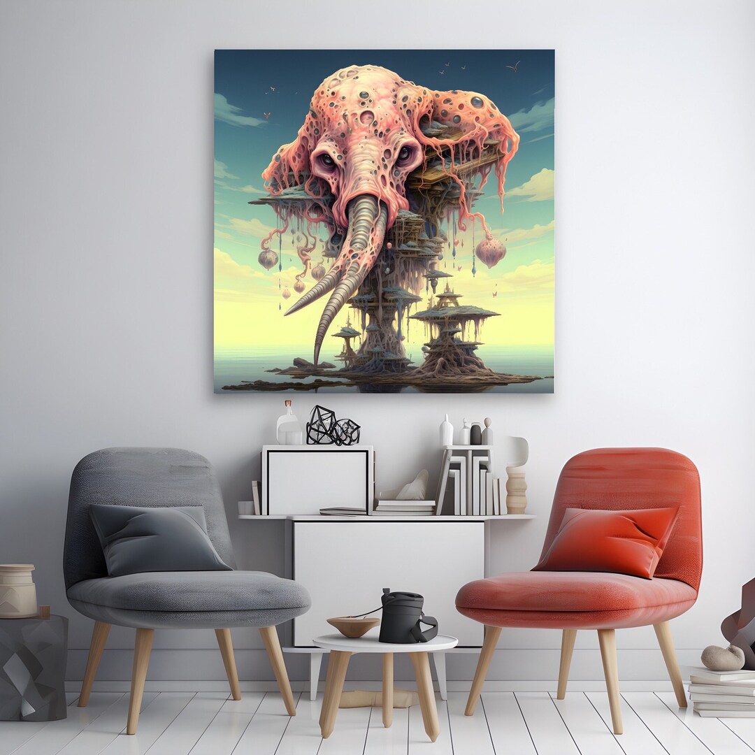 Strangenimals Surrealist Poster, Surrealist Art, Fantasy Print ...