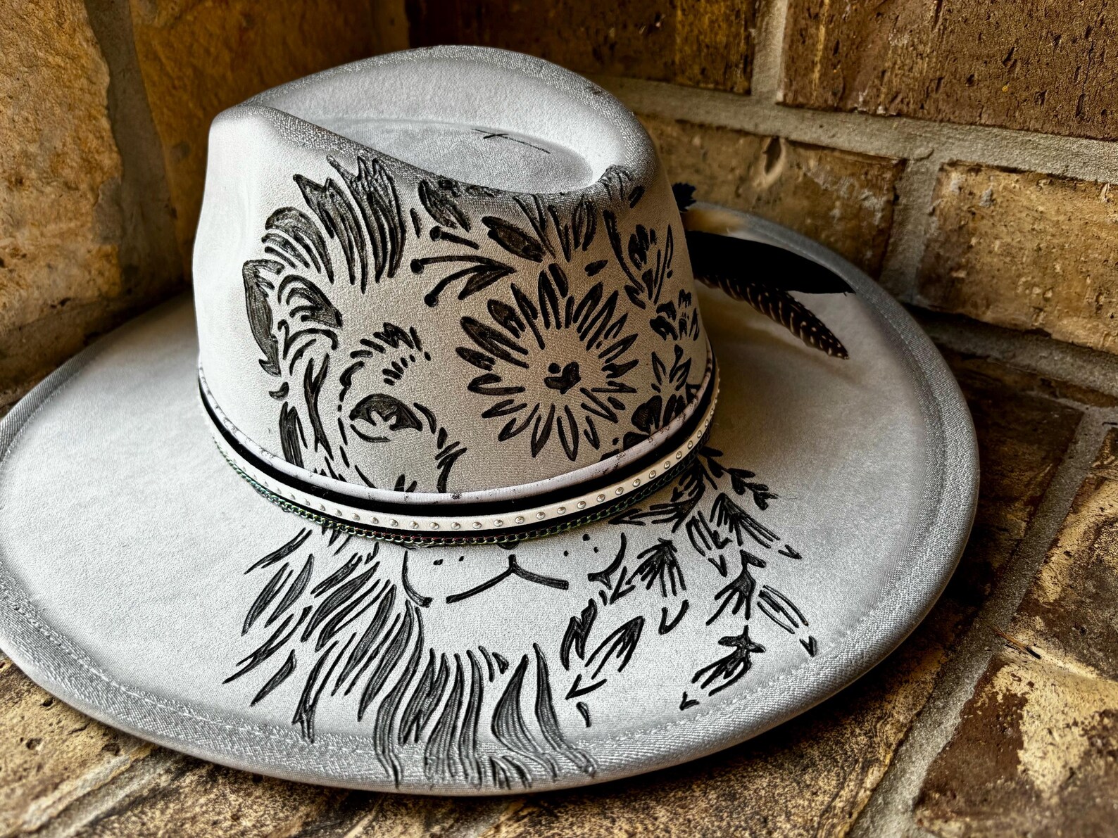 Philippians 413 Burned Lion Hat - Etsy