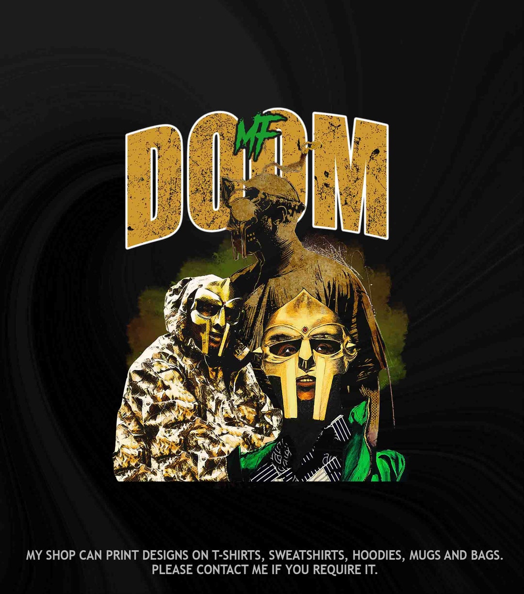 MF Doom Png, MF Doom T Shirt Design PNG Instant Download 300 Dpi ...