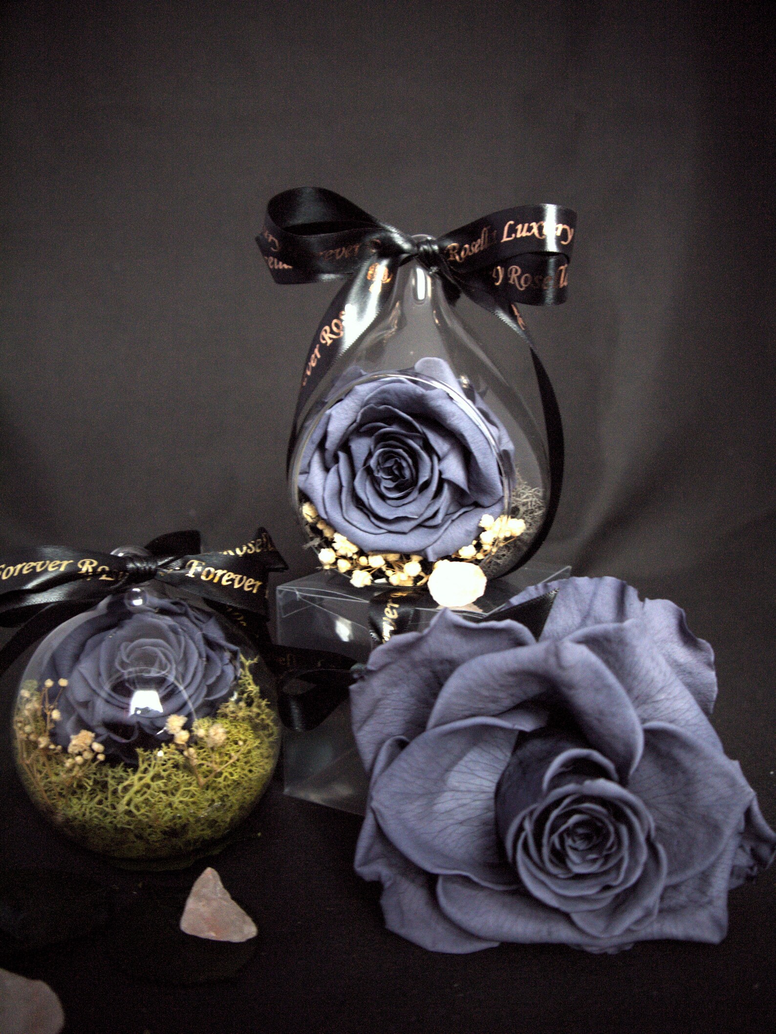 Rosella’s Tear of Opulence Zebra Eternity Rose,perfect Valentines Gift ...