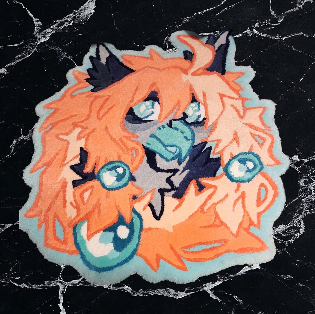 CUSTOM Fursona Rug - Etsy