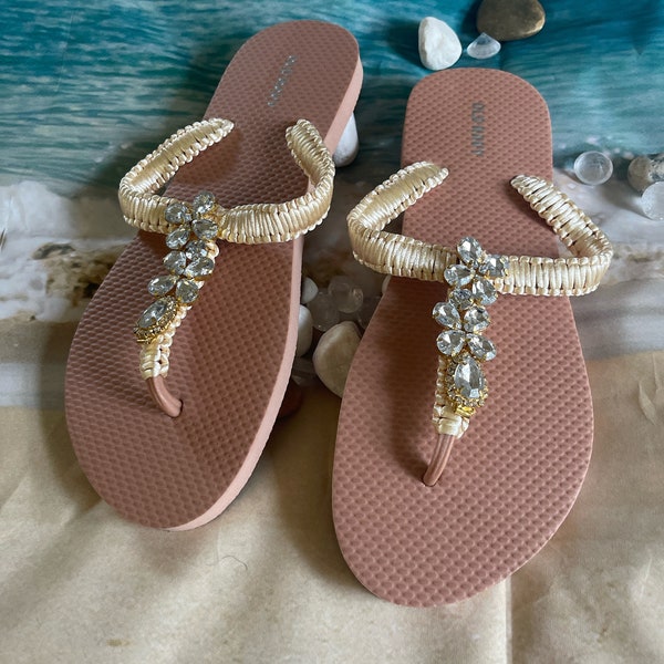 Macrame Flip Flops - Etsy
