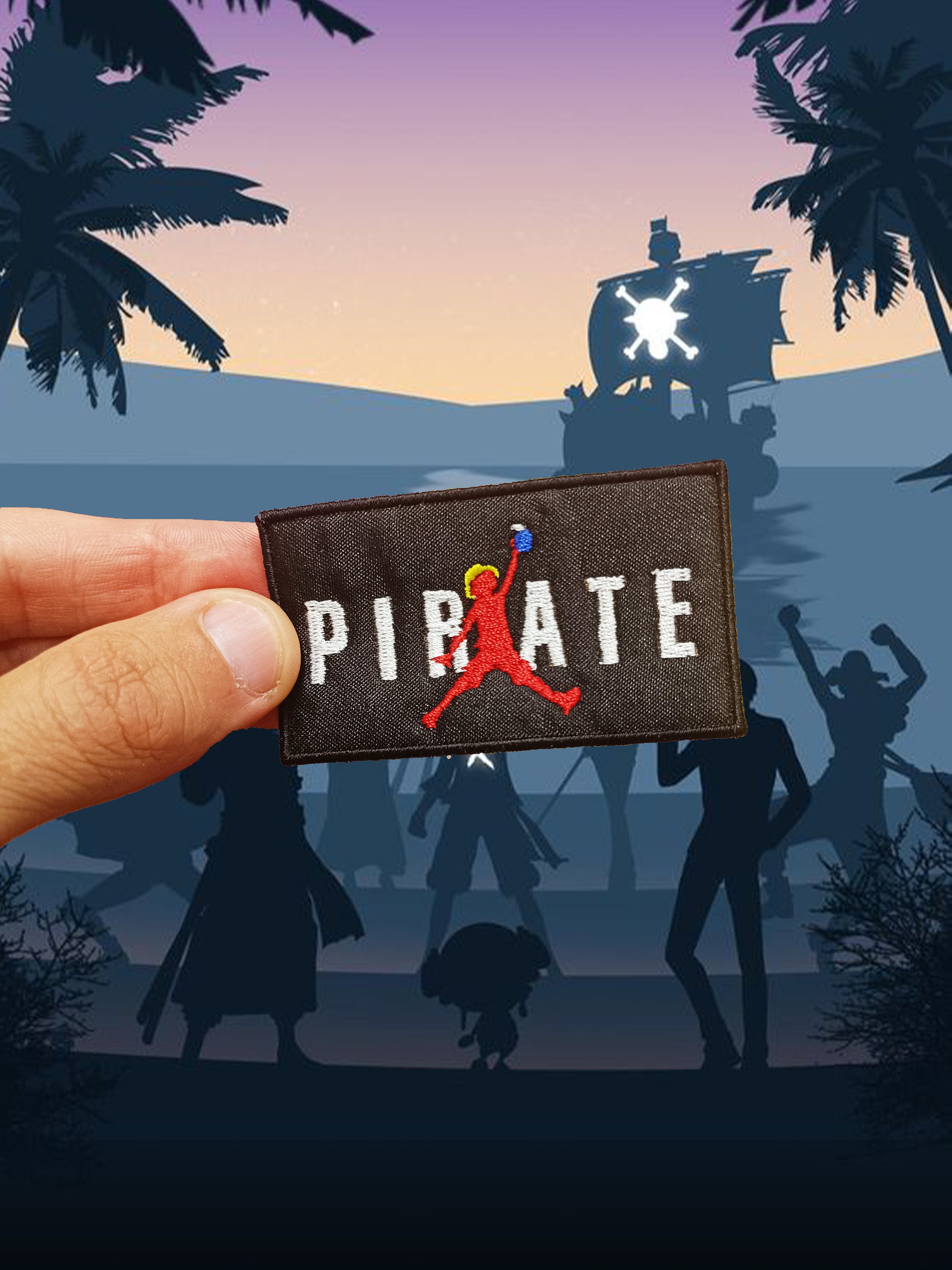 One Piece Patch Embroidered Patch Pirate Anime - Etsy