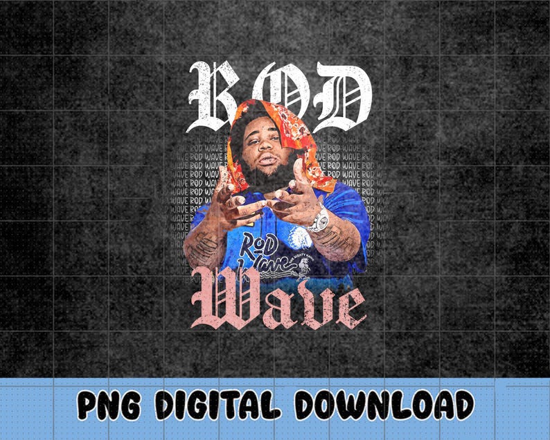 Rod Wave , 4 SVG and PNG of Rod Wave Silhouette, Rap, Hip-hop, Great ...