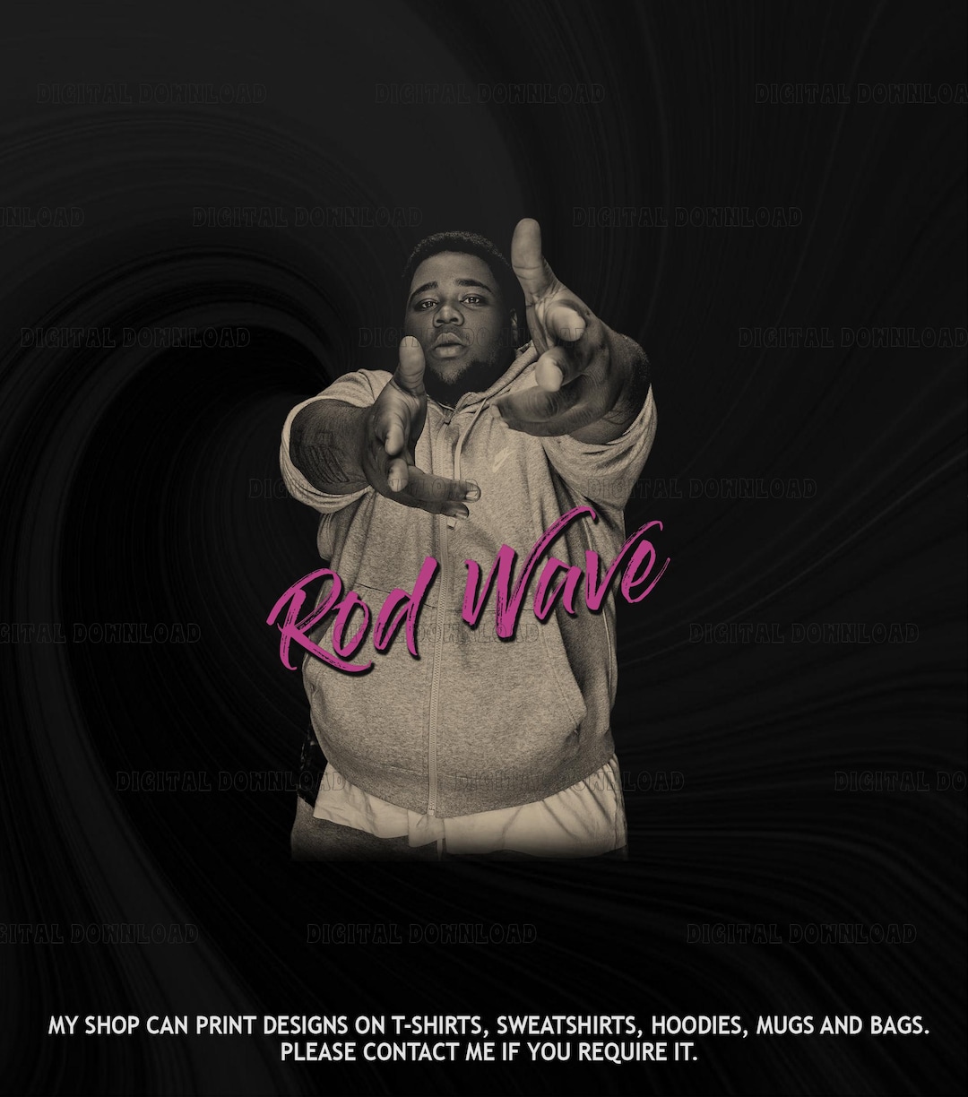 Rod Wave , 4 SVG and PNG of Rod Wave Silhouette, Rap, Hip-hop, Great ...