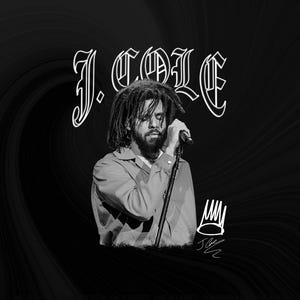 J. COLE Png, J. COLE T-shirt Design. PNG Digital Instant Download 300 ...