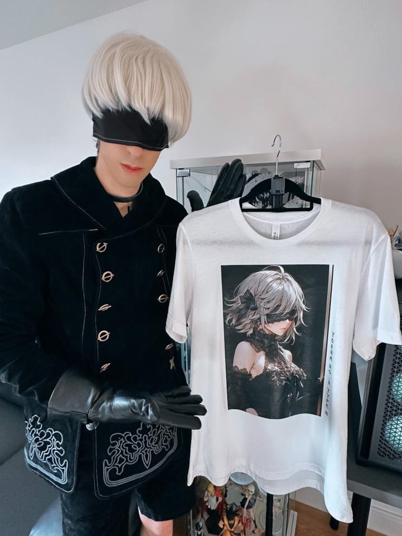 2B T Shirt, Nier Automata T Shirt, Anime T Shirt, Anime Clothing, Waifu ...