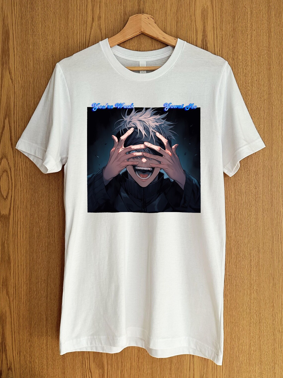 Gojo Satoru T-shirt, Jujutsu Kaisen T-shirt, Anime T-shirt, Anime ...