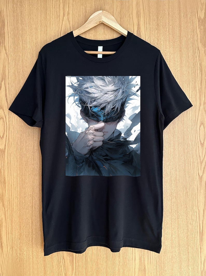 Gojo Satoru T Shirt, Jujutsu Kaisen T-shirt, Gojo Anime T-shirt, Anime ...