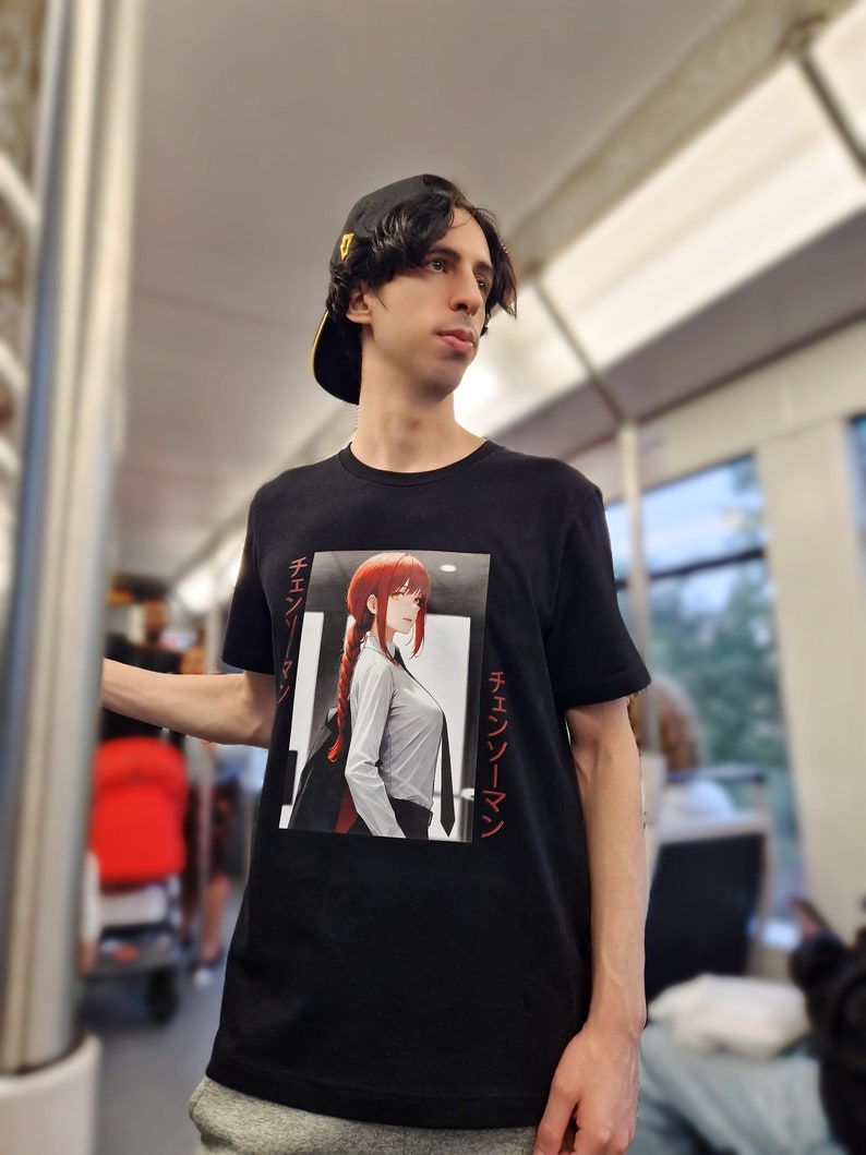 Makima T Shirt, Chainsaw Man T Shirt, Anime T Shirt, Anime Clothing ...