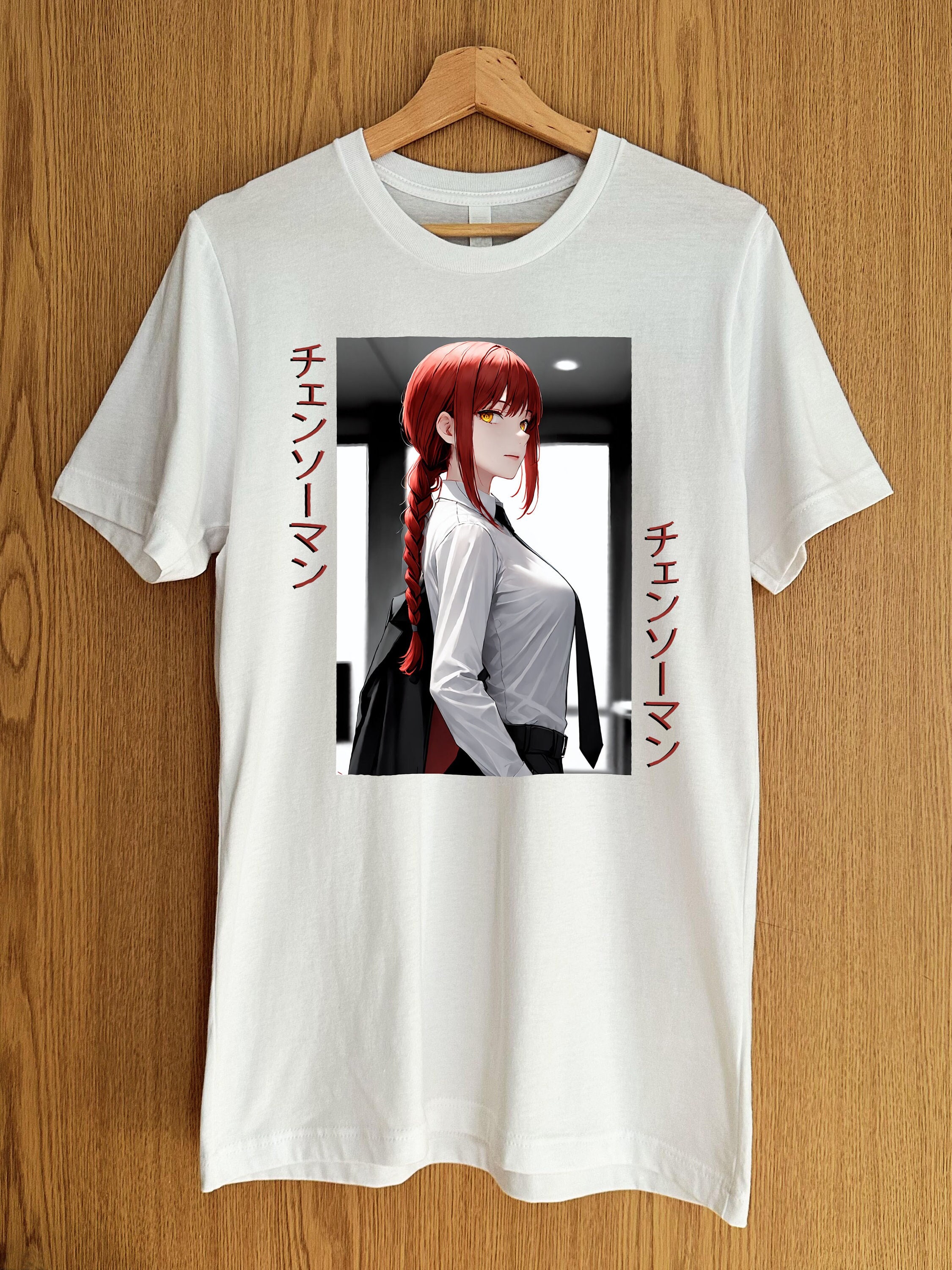 Makima T Shirt, Chainsaw Man T Shirt, Anime T Shirt, Anime Clothing ...