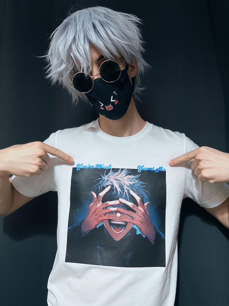 Gojo Satoru T-shirt, Jujutsu Kaisen T-shirt, Anime T-shirt, Anime ...
