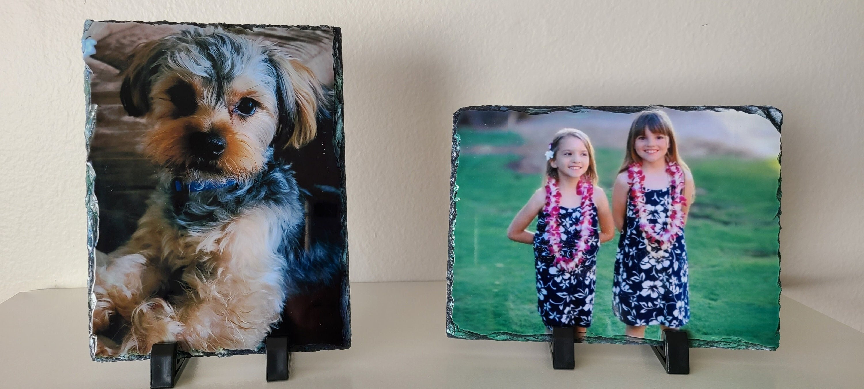 Personalized Photo Slate Plaque, Family Photo, Pet Photo, Valentine's ...