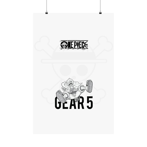 Gear 5 Luffy Poster - Etsy