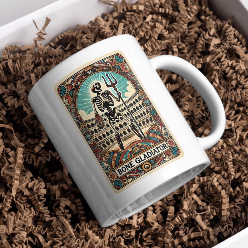 Bone Gladiator Skeleton PNG Artwork, Gothic Roman Colosseum Warrior ...