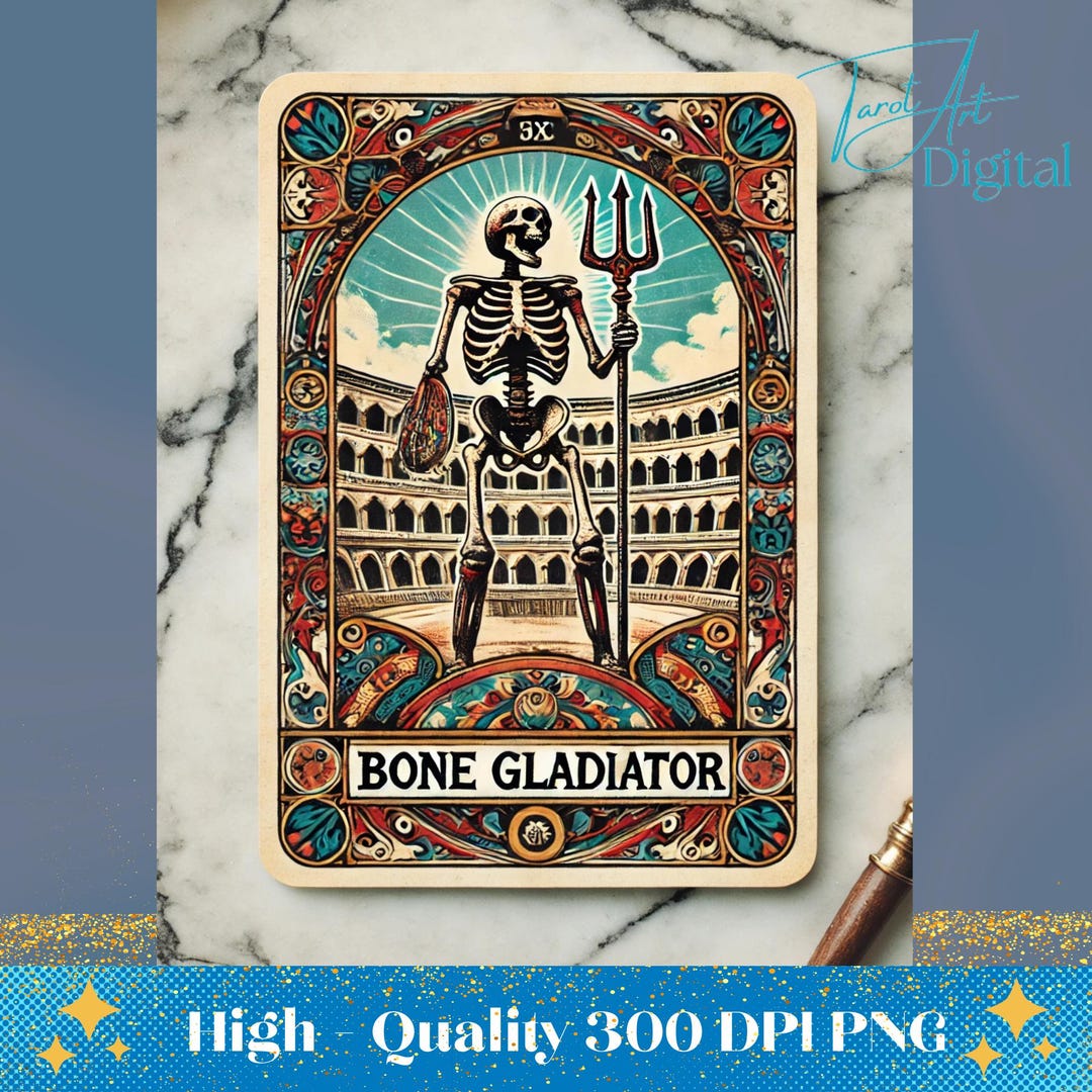Bone Gladiator Skeleton PNG Artwork, Gothic Roman Colosseum Warrior ...