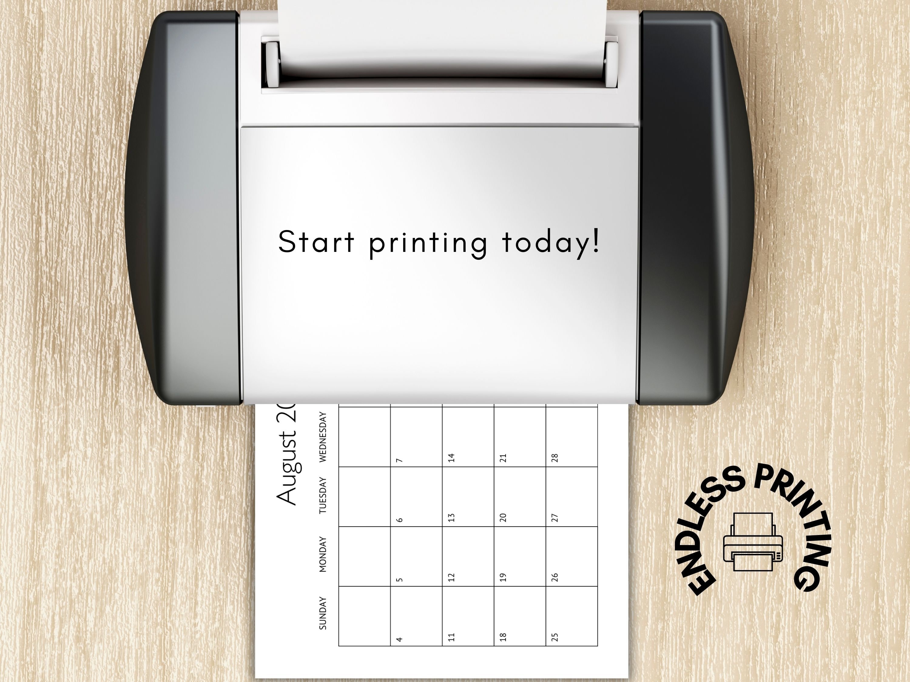 2024 August Calendar, Printable Monthly Calendar, Minimalist Planner ...