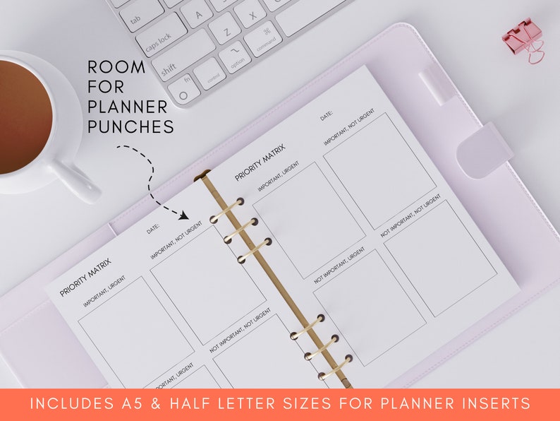 Eisenhower Matrix Template, Printable Priority Matrix, My Priorities ...