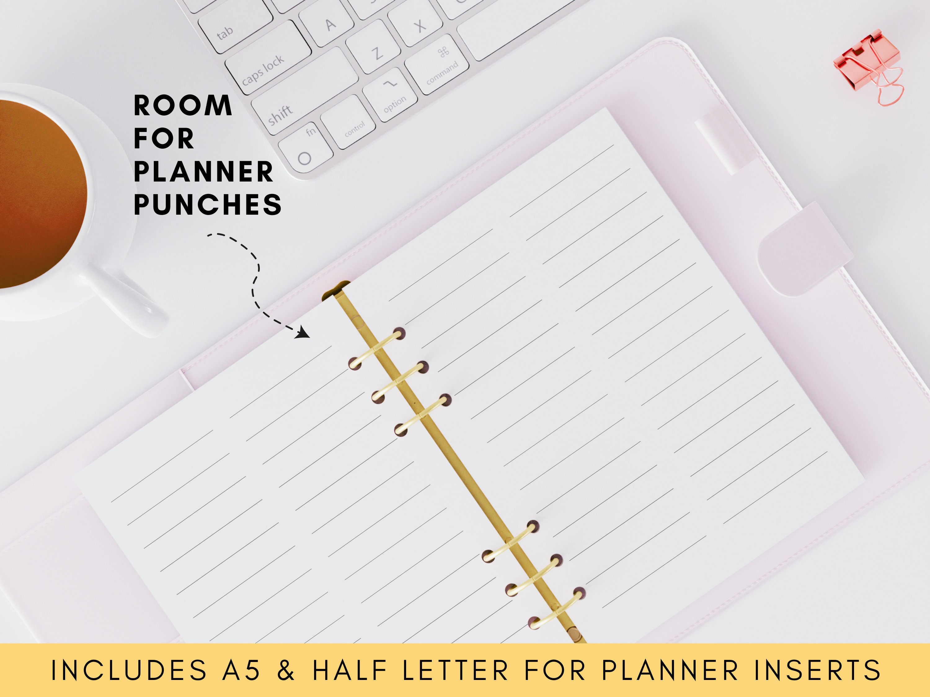 Two Column Lined Paper, Printable Two Column Lined Paper, Journal ...