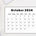Large Print Calendar, 2024 Monthly Calendar, Calendar for Senior ...