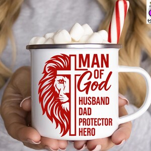 Man of God Svg Png Shirt Design , Christian Dad Shirt Svg , Gift for ...