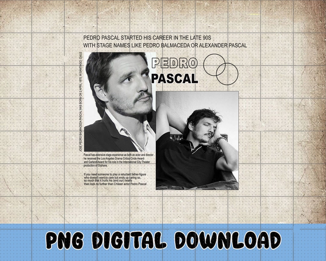 Pedro Pascal PNG, Daddy Pedro Pascal Png File Instant Download, Gift to ...